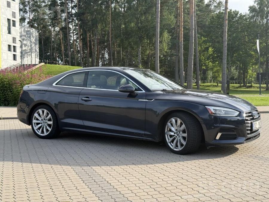 Blue Audi A5 2018 in Riga, with an engine capacity of 2.00 L and mileage of 143 thousand km for 19500 €, photo 5 on AUTOMOTO.COM.LV