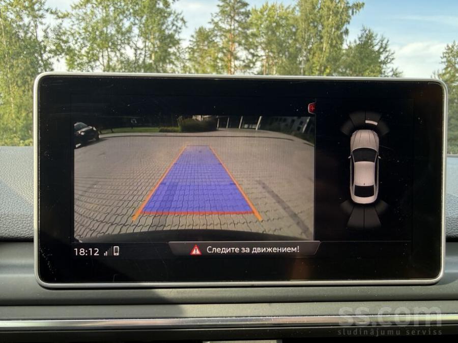 Blue Audi A5 2018 in Riga, with an engine capacity of 2.00 L and mileage of 143 thousand km for 19500 €, photo 12 on AUTOMOTO.COM.LV