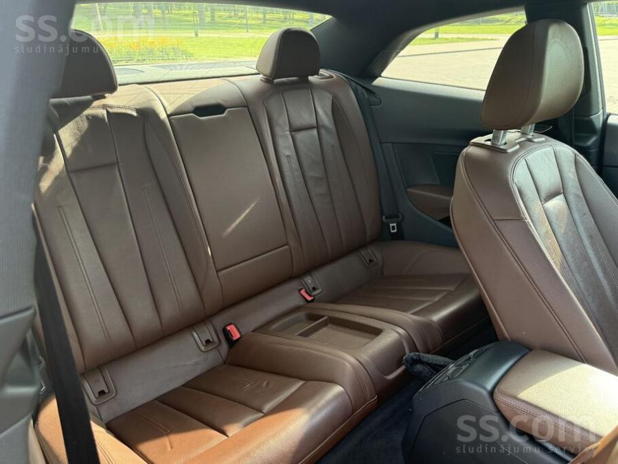 Blue Audi A5 2018 in Riga, with an engine capacity of 2.00 L and mileage of 143 thousand km for 19500 €, photo 16 on AUTOMOTO.COM.LV
