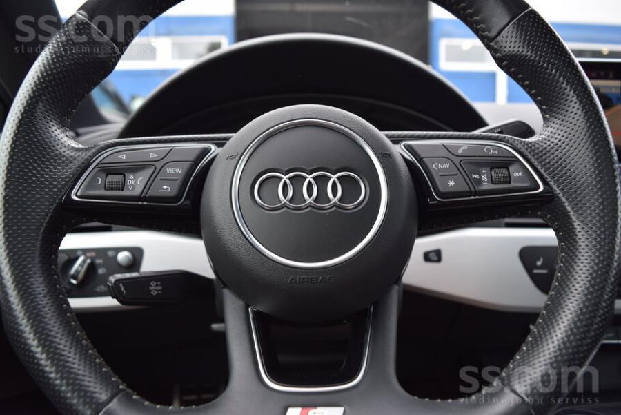 Blue Audi A5 2018 in Riga, with an engine capacity of 3.00 L and mileage of 108 thousand km for 24900 €, photo 13 on AUTOMOTO.COM.LV