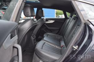 Blue Audi A5 2018 in Riga, with an engine capacity of 3.00 L and mileage of 108 thousand km for 24900 €, photo 17 on AUTOMOTO.COM.LV