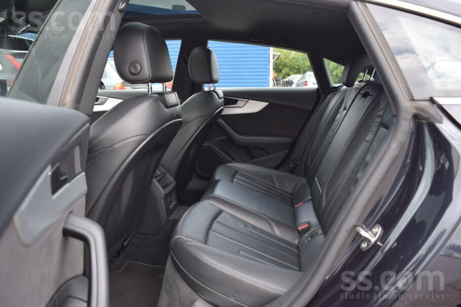 Blue Audi A5 2018 in Riga, with an engine capacity of 3.00 L and mileage of 108 thousand km for 24900 €, photo 17 on AUTOMOTO.COM.LV
