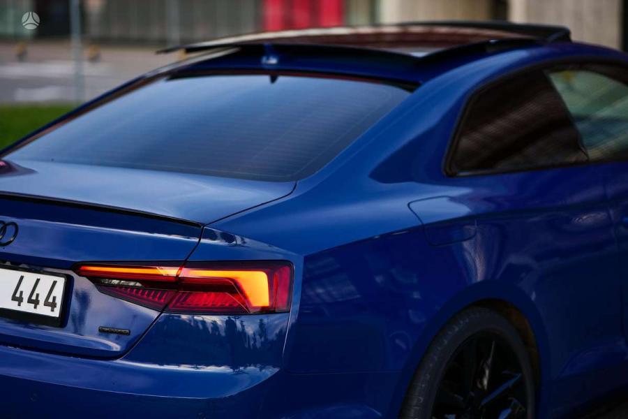 Blue Audi A5 2020 in Klaipeda, with an engine capacity of 1.98 L and mileage of 47 thousand km for 22500 €, photo 9 on AUTOMOTO.COM.LV