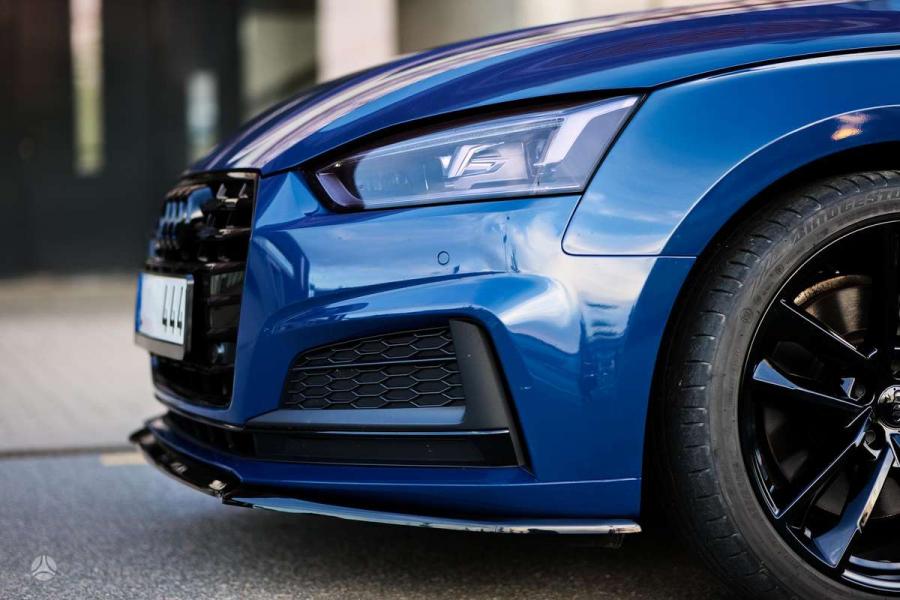Blue Audi A5 2020 in Klaipeda, with an engine capacity of 1.98 L and mileage of 47 thousand km for 22500 €, photo 10 on AUTOMOTO.COM.LV