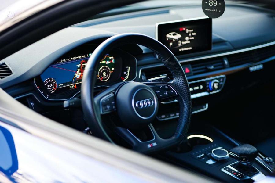 Blue Audi A5 2020 in Klaipeda, with an engine capacity of 1.98 L and mileage of 47 thousand km for 22500 €, photo 16 on AUTOMOTO.COM.LV