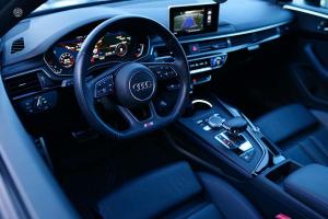 Blue Audi A5 2020 in Klaipeda, with an engine capacity of 1.98 L and mileage of 47 thousand km for 22500 €, photo 17 on AUTOMOTO.COM.LV