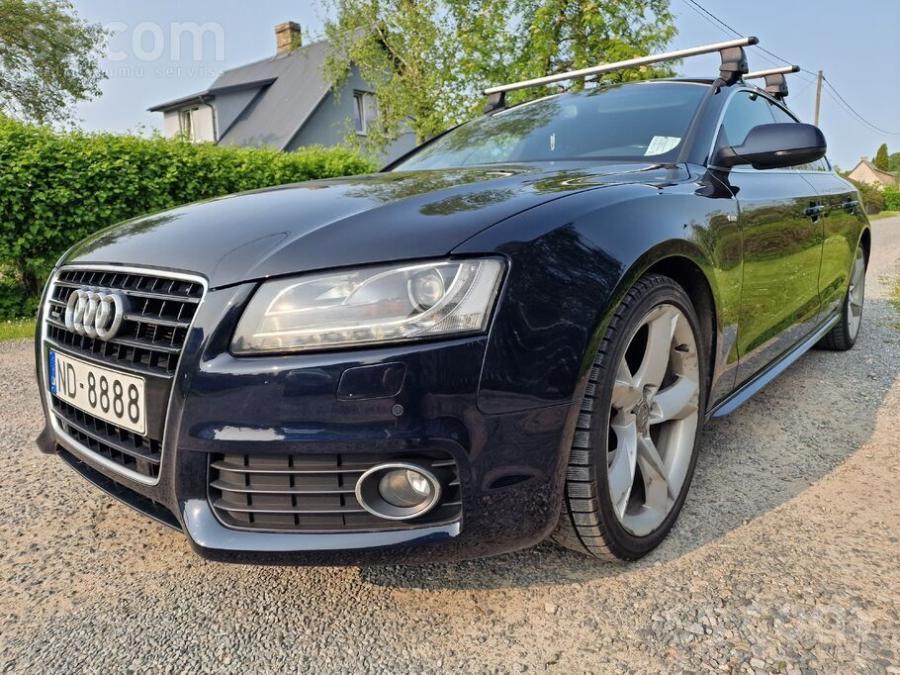 Blue Audi A5 2009 in Riga, with an engine capacity of 3.00 L and mileage of 279 thousand km for 25000 €, photo 17 on AUTOMOTO.COM.LV