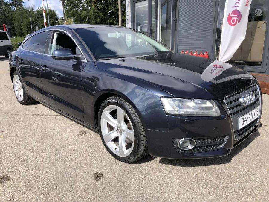 Синий Ауди А5 2011 в Клайпеда, объемом двигателя 1.98 л и пробегом 250 тыс. км за 5900 €, фото 4 на AUTOMOTO.COM.LV