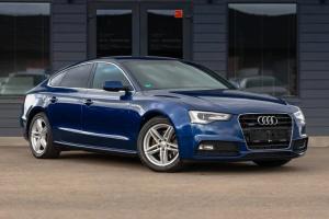 Blue Audi A5 2013 in Jelgava, with an engine capacity of 3.00 L and mileage of 240 thousand km for 15350 €, photo  on AUTOMOTO.COM.LV