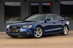 Blue Audi A5 2013 in Jelgava, with an engine capacity of 3.00 L and mileage of 240 thousand km for 15350 €, photo 4 on AUTOMOTO.COM.LV
