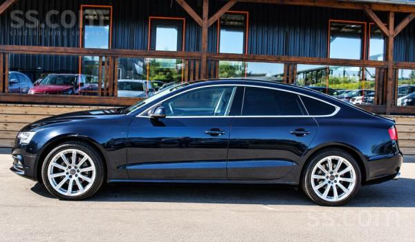 Blue Audi A5 2013 in Riga, with an engine capacity of 3.00 L and mileage of 0 thousand km for 9290 €, photo 9 on AUTOMOTO.COM.LV