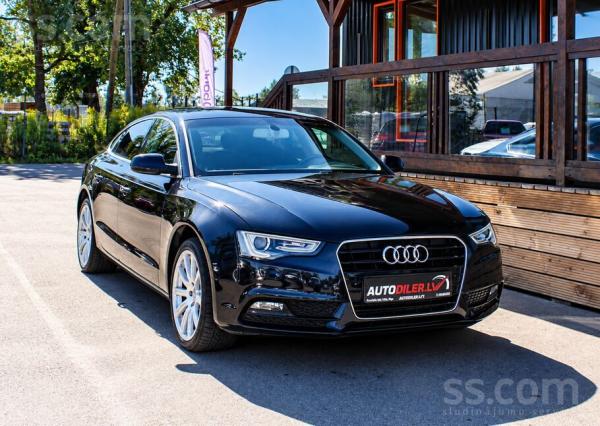 Blue Audi A5 2013 in Riga, with an engine capacity of 3.00 L and mileage of 0 thousand km for 9290 €, photo 10 on AUTOMOTO.COM.LV