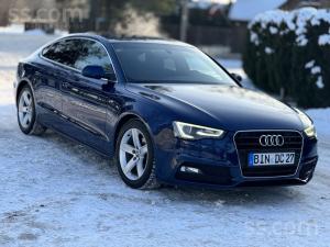 Blue Audi A5 2015 in Jurmala, with an engine capacity of 2.00 L and mileage of 0 thousand km for 8590 €, photo 2 on AUTOMOTO.COM.LV