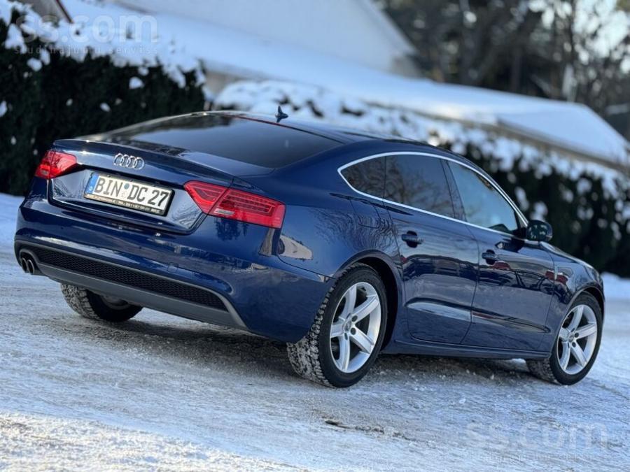 Blue Audi A5 2015 in Jurmala, with an engine capacity of 2.00 L and mileage of 0 thousand km for 8590 €, photo 3 on AUTOMOTO.COM.LV