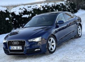 Blue Audi A5 2015 in Jurmala, with an engine capacity of 2.00 L and mileage of 0 thousand km for 8590 €, photo 4 on AUTOMOTO.COM.LV