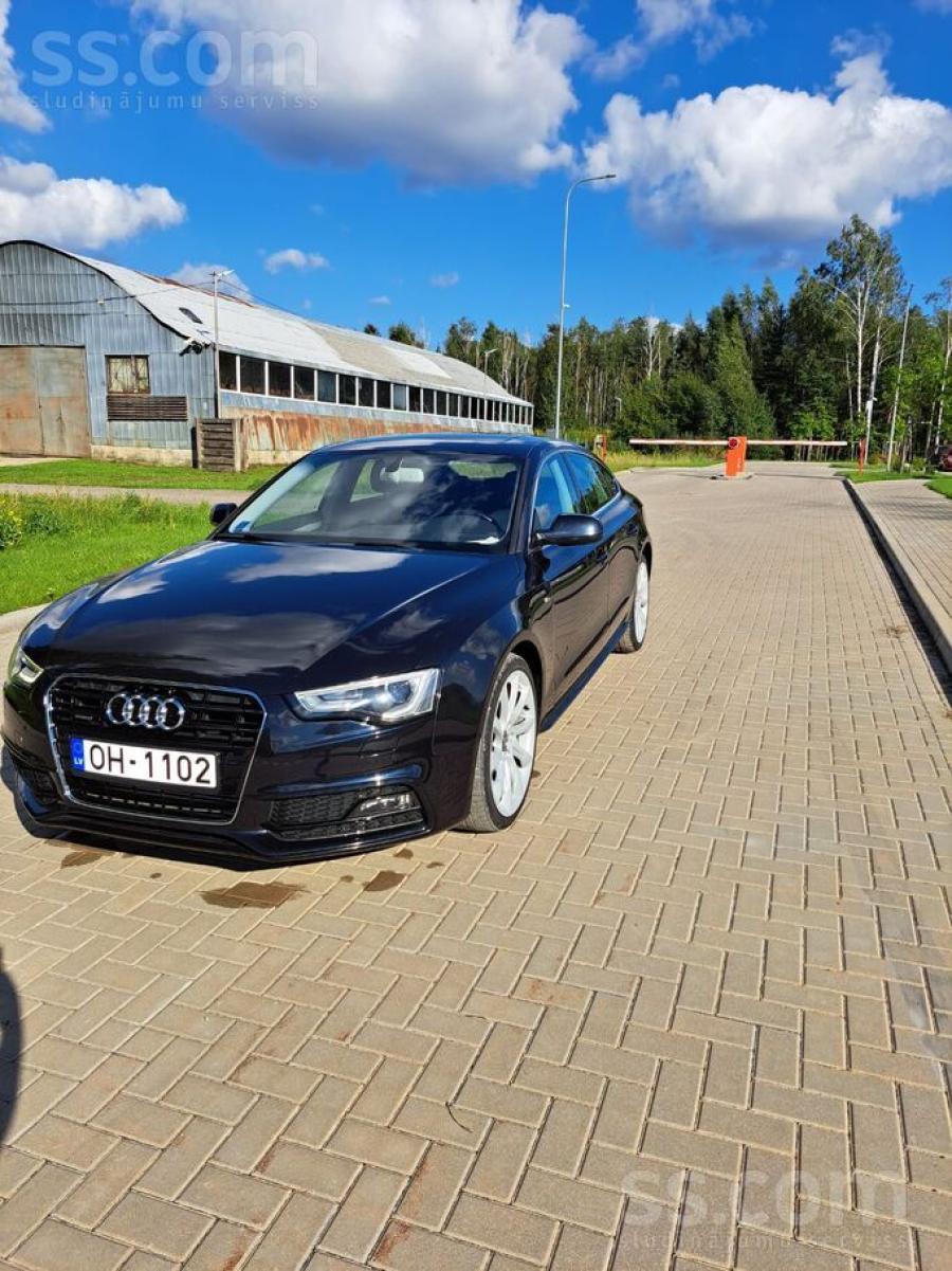 Blue Audi A5 2015 in Riga, with an engine capacity of 3.00 L and mileage of 206 thousand km for 11900 €, photo 3 on AUTOMOTO.COM.LV