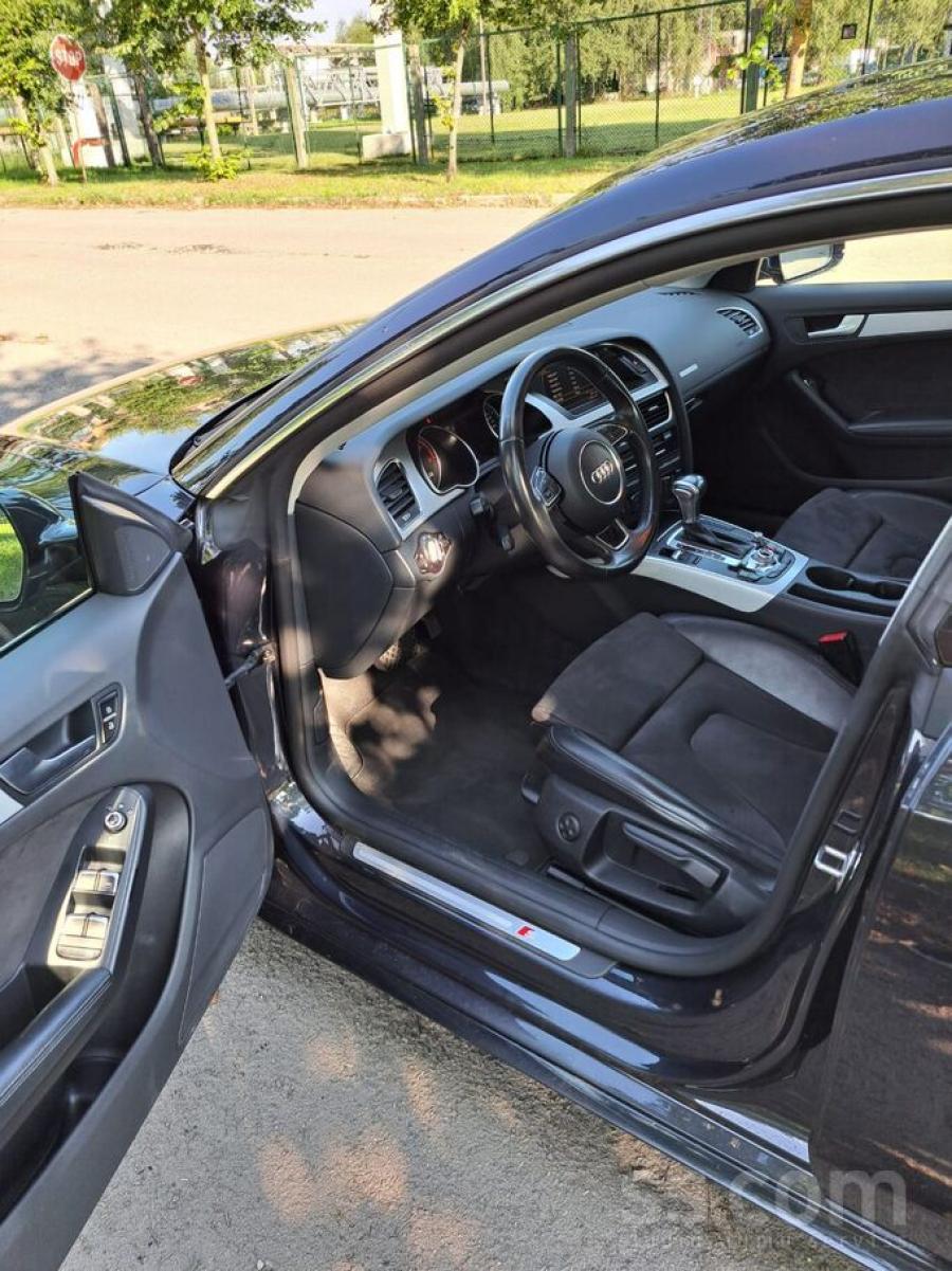 Blue Audi A5 2015 in Riga, with an engine capacity of 3.00 L and mileage of 206 thousand km for 11900 €, photo 11 on AUTOMOTO.COM.LV