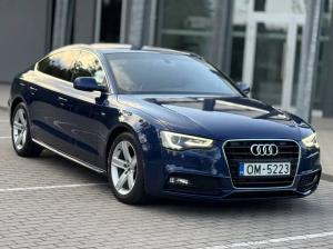 Blue Audi A5 2015 in Jurmala, with an engine capacity of 2.00 L and mileage of 241 thousand km for 5000 €, photo  on AUTOMOTO.COM.LV
