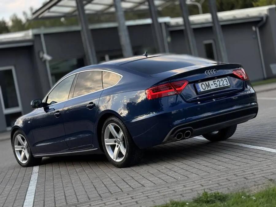 Blue Audi A5 2015 in Jurmala, with an engine capacity of 2.00 L and mileage of 241 thousand km for 5000 €, photo 4 on AUTOMOTO.COM.LV