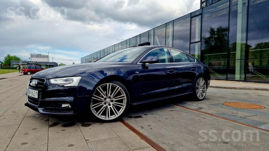 Zils Audi A5 2016 Rīga, ar dzinēja tilpumu 1.80 L un nobraukumu 154 tūkst. km par 16200 €, foto 1 vietnē AUTOMOTO.COM.LV