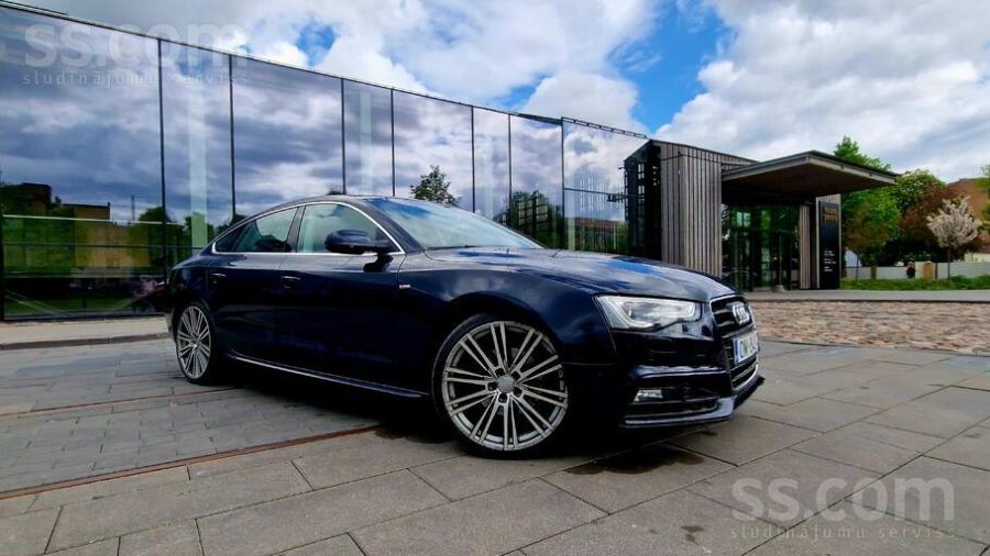 Zils Audi A5 2016 Rīga, ar dzinēja tilpumu 1.80 L un nobraukumu 154 tūkst. km par 16200 €, foto 4 vietnē AUTOMOTO.COM.LV