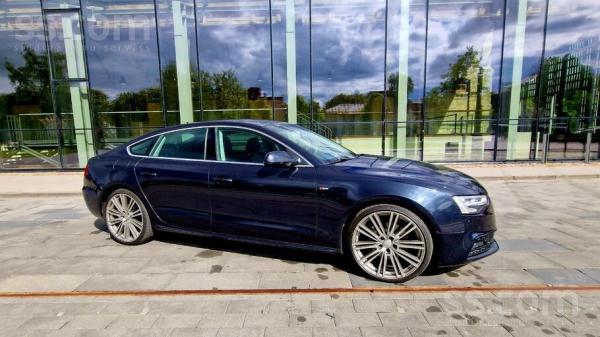 Blue Audi A5 2016 in Riga, with an engine capacity of 1.80 L and mileage of 154 thousand km for 16200 €, photo 6 on AUTOMOTO.COM.LV