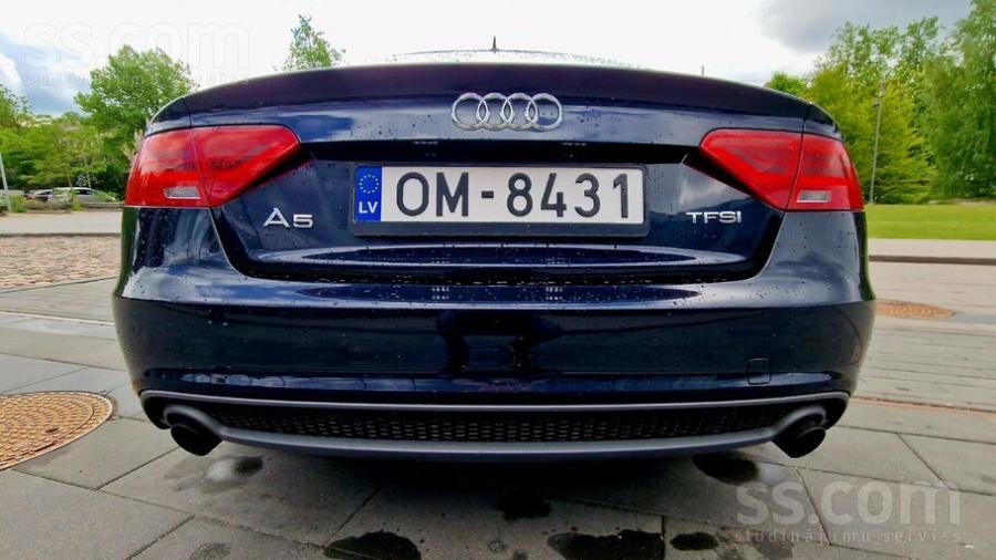 Zils Audi A5 2016 Rīga, ar dzinēja tilpumu 1.80 L un nobraukumu 154 tūkst. km par 16200 €, foto 8 vietnē AUTOMOTO.COM.LV