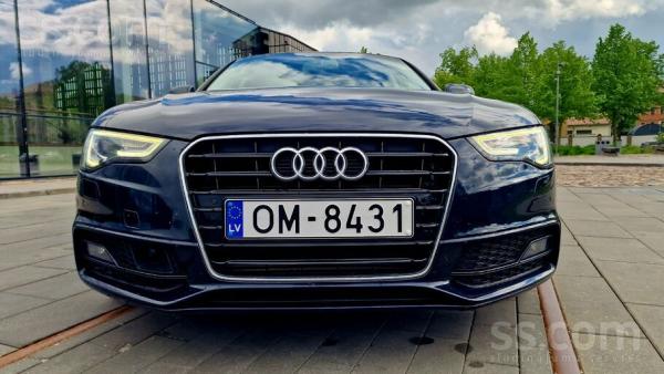 Blue Audi A5 2016 in Riga, with an engine capacity of 1.80 L and mileage of 154 thousand km for 16200 €, photo 9 on AUTOMOTO.COM.LV