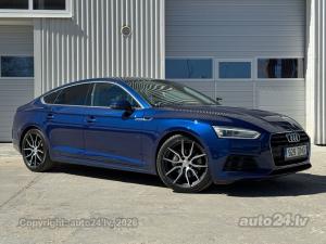 Zils Audi A5 2018 Tallina, ar dzinēja tilpumu 2.00 L un nobraukumu 212 tūkst. km par 22450 €, foto 4 vietnē AUTOMOTO.COM.LV