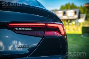 Blue Audi A5 2018 in Riga, with an engine capacity of 2.00 L and mileage of 205 thousand km for 22500 €, photo 7 on AUTOMOTO.COM.LV
