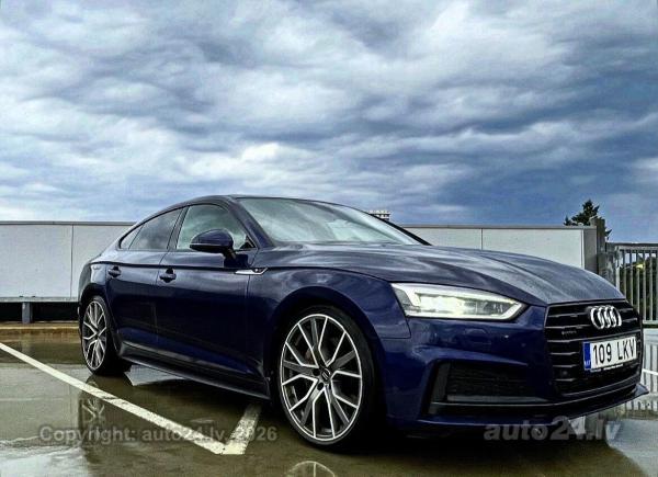 Синий Ауди А5 2019 в Таллин, объемом двигателя 2.00 л и пробегом 184 тыс. км за 23900 €, фото 1 на AUTOMOTO.COM.LV