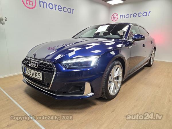 Zils Audi A5 2021 Tallina, ar dzinēja tilpumu 2.00 L un nobraukumu 79 tūkst. km par 28900 €, foto 3 vietnē AUTOMOTO.COM.LV