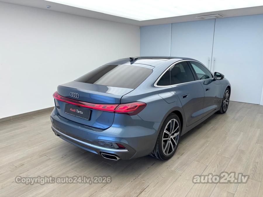Blue Audi A5 2024 in Tartu, with an engine capacity of 2.00 L and mileage of 28 thousand km for 59900 €, photo 3 on AUTOMOTO.COM.LV