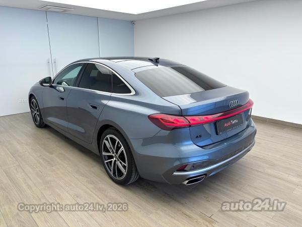 Blue Audi A5 2024 in Tartu, with an engine capacity of 2.00 L and mileage of 28 thousand km for 59900 €, photo 4 on AUTOMOTO.COM.LV