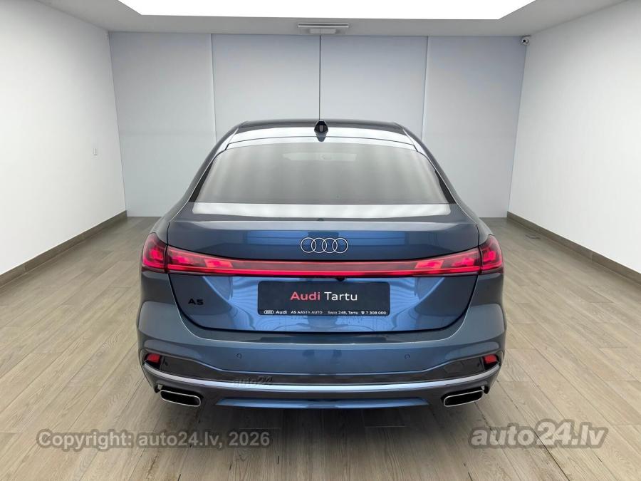 Blue Audi A5 2024 in Tartu, with an engine capacity of 2.00 L and mileage of 28 thousand km for 59900 €, photo 7 on AUTOMOTO.COM.LV
