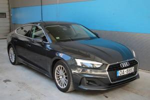 Blue Audi A5 2024 in Marupe, with an engine capacity of 2.00 L and mileage of 28 thousand km for 37650 €, photo 7 on AUTOMOTO.COM.LV