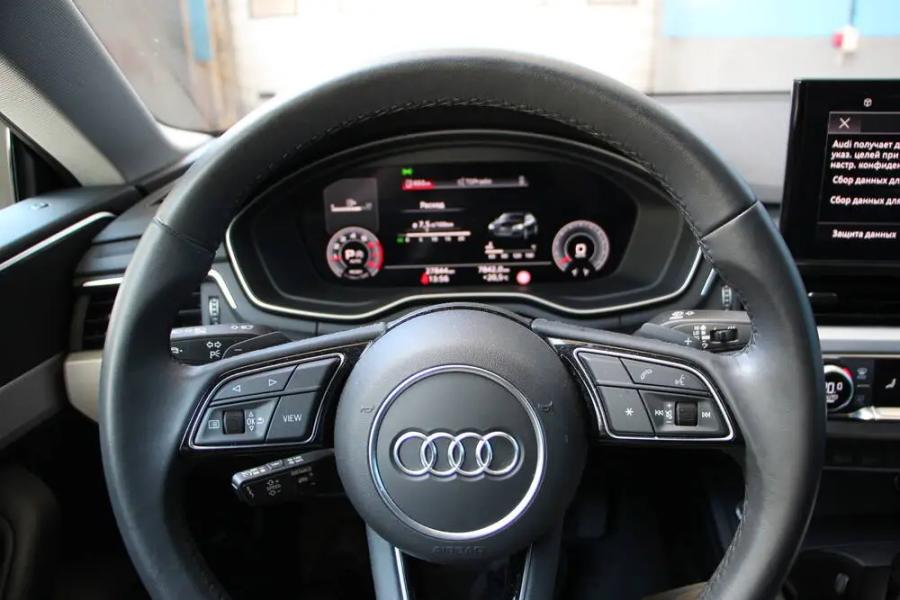 Blue Audi A5 2024 in Marupe, with an engine capacity of 2.00 L and mileage of 28 thousand km for 37650 €, photo 13 on AUTOMOTO.COM.LV