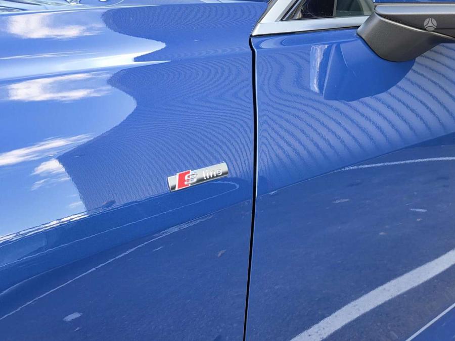 Blue Audi A5 2025 in Kaunas, with an engine capacity of 1.97 L and mileage of 12 thousand km for 24900 €, photo 17 on AUTOMOTO.COM.LV
