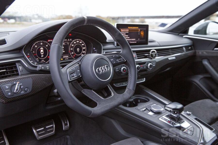Blue Audi A5 2018 in Riga, with an engine capacity of 3.00 L and mileage of 147 thousand km for 25999 €, photo 11 on AUTOMOTO.COM.LV