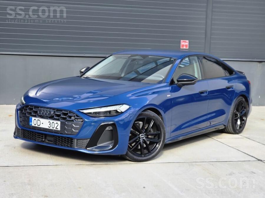 Blue Audi A5 2025 in Riga, with an engine capacity of 2.00 L and mileage of 30 thousand km for 41500 €, photo 5 on AUTOMOTO.COM.LV