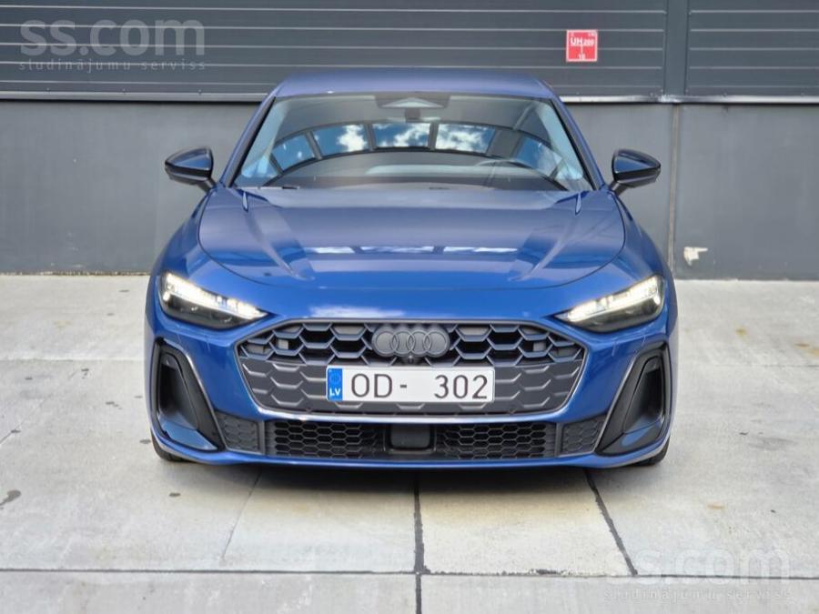 Blue Audi A5 2025 in Riga, with an engine capacity of 2.00 L and mileage of 30 thousand km for 41500 €, photo 7 on AUTOMOTO.COM.LV