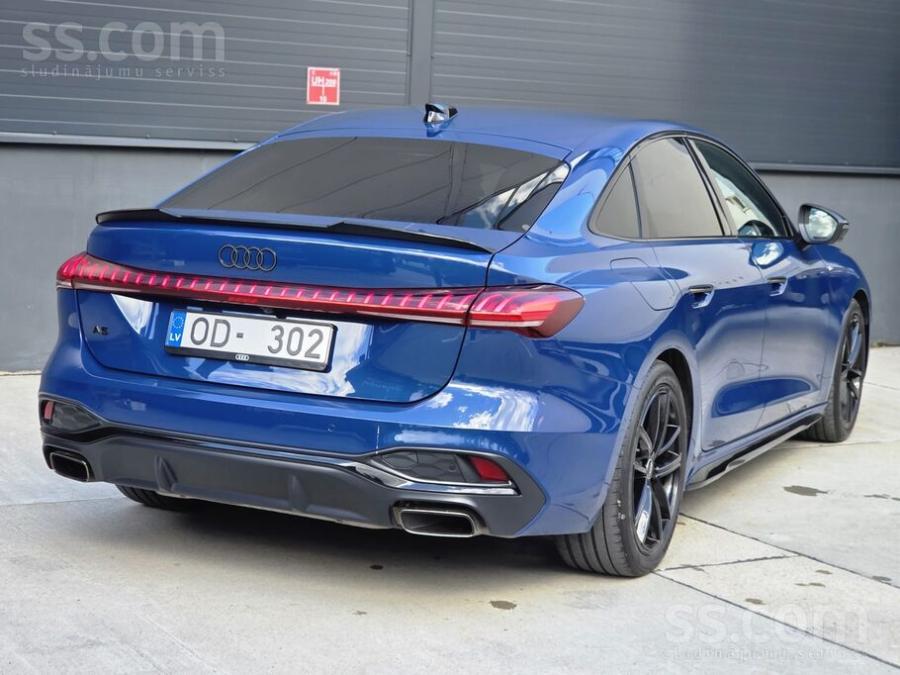 Blue Audi A5 2025 in Riga, with an engine capacity of 2.00 L and mileage of 30 thousand km for 41500 €, photo 14 on AUTOMOTO.COM.LV
