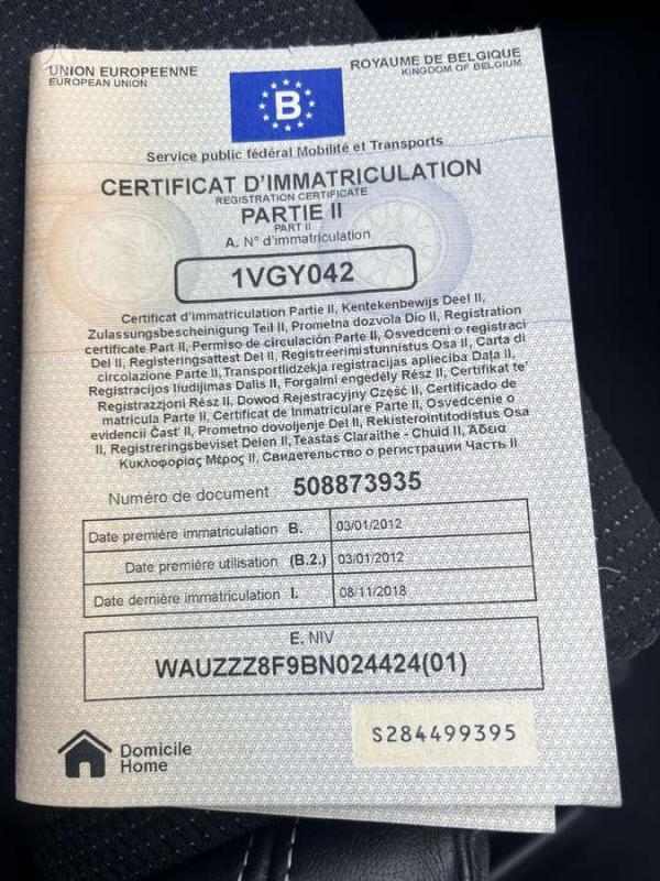 Коричневый Ауди А5 2012 в Каунас, объемом двигателя 1.97 л и пробегом 208 тыс. км за 10500 €, фото 11 на AUTOMOTO.COM.LV