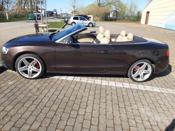 Brown Audi A5 2012 in Ventspils, with an engine capacity of 2.00 L and mileage of 222 thousand km for 10700 €, photo 1 on AUTOMOTO.COM.LV