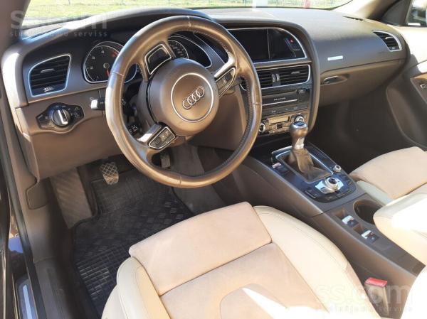 Brown Audi A5 2012 in Ventspils, with an engine capacity of 2.00 L and mileage of 222 thousand km for 10700 €, photo 9 on AUTOMOTO.COM.LV