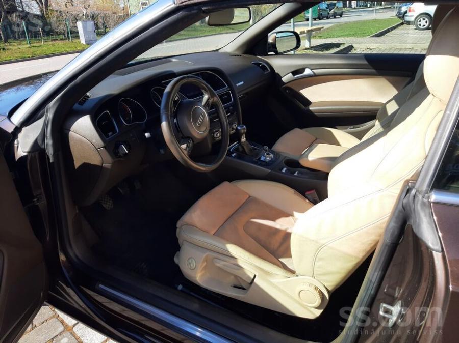 Brown Audi A5 2012 in Ventspils, with an engine capacity of 2.00 L and mileage of 222 thousand km for 10700 €, photo 21 on AUTOMOTO.COM.LV
