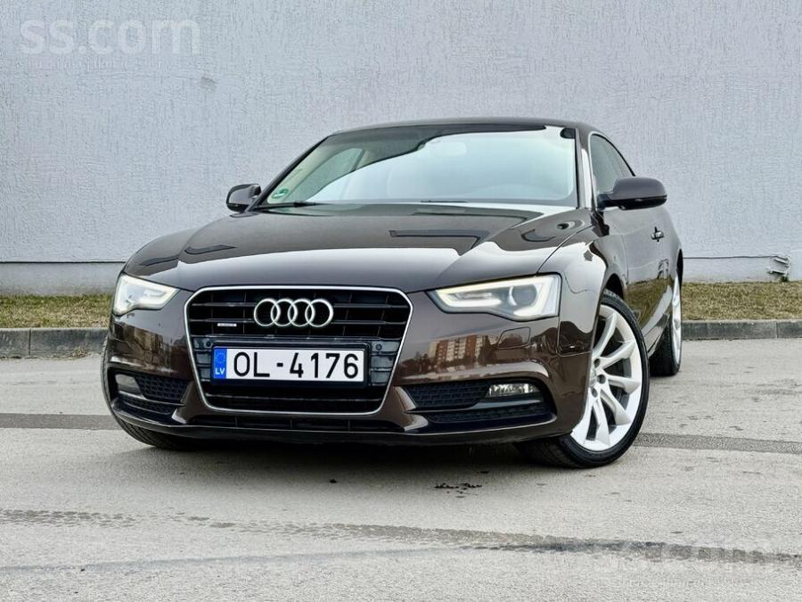 Brown Audi A5 2012 in Jelgava, with an engine capacity of 3.00 L and mileage of 0 thousand km for 9750 €, photo 1 on AUTOMOTO.COM.LV