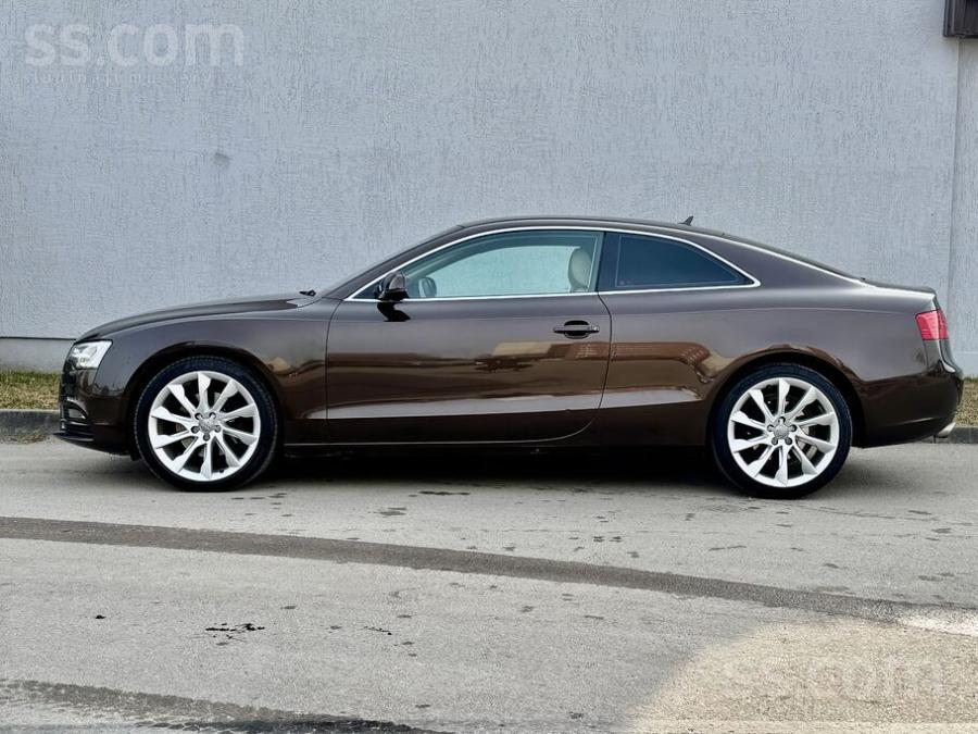 Brown Audi A5 2012 in Jelgava, with an engine capacity of 3.00 L and mileage of 0 thousand km for 9750 €, photo 5 on AUTOMOTO.COM.LV