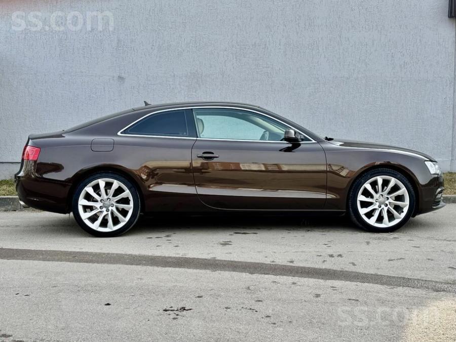 Brown Audi A5 2012 in Jelgava, with an engine capacity of 3.00 L and mileage of 0 thousand km for 9750 €, photo 6 on AUTOMOTO.COM.LV