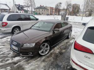 Brūns Audi A5 2011 Daugavpils, ar dzinēja tilpumu 2.70 L un nobraukumu 256 tūkst. km par 9500 €, foto  vietnē AUTOMOTO.COM.LV